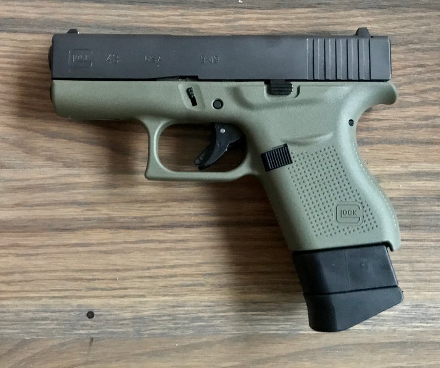 Glock G43 Gen 4 Battle Field Green - For Sale - New :: Guns.com