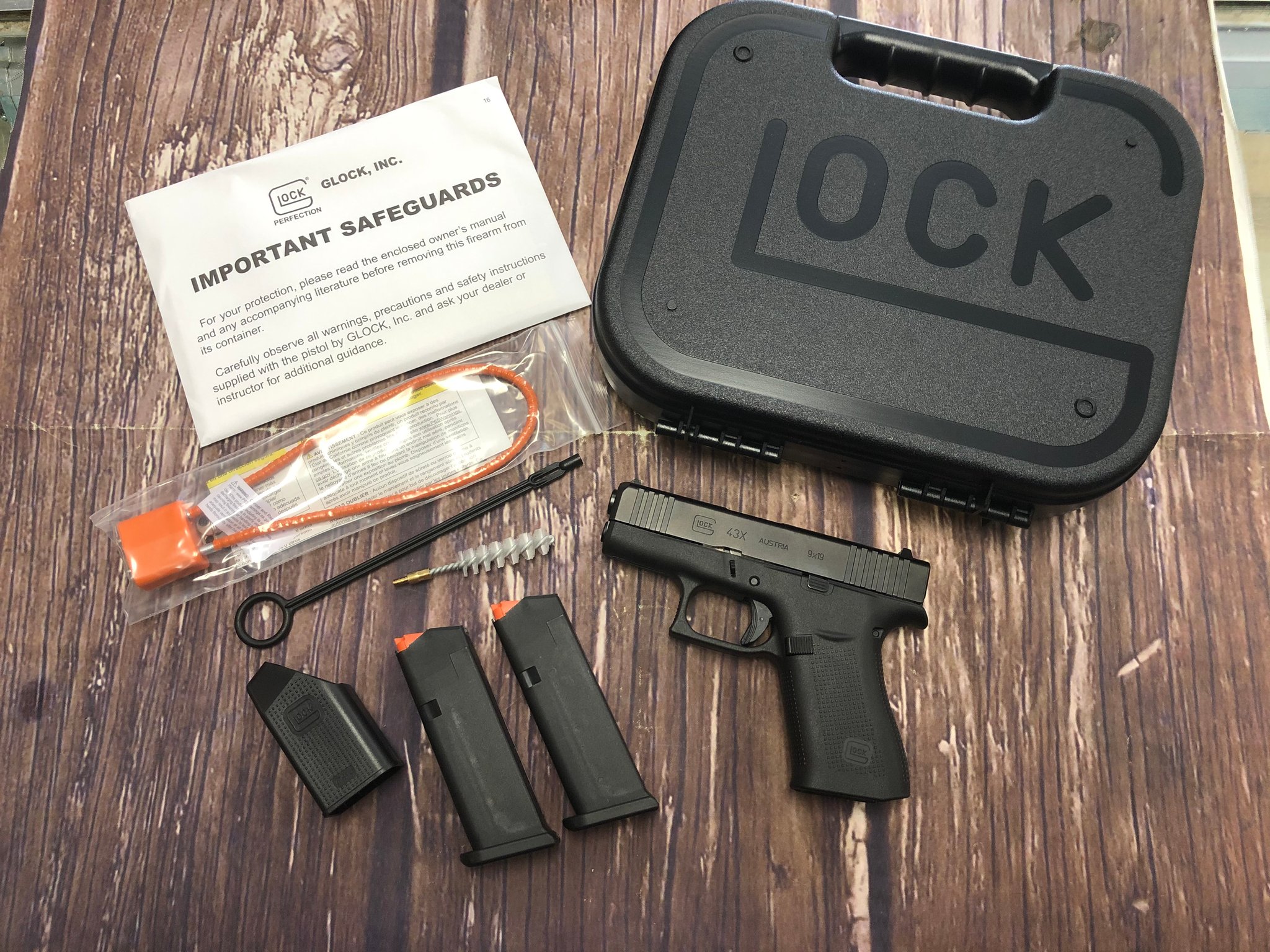 Glock Glock 43x 43 X G43x All Black - For Sale - New