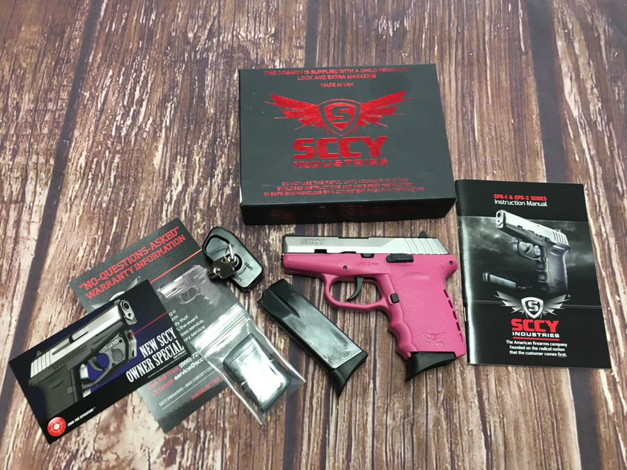 Sccy Industries Cpx-2 Pink With Silver Slide - For Sale - New :: Guns.com