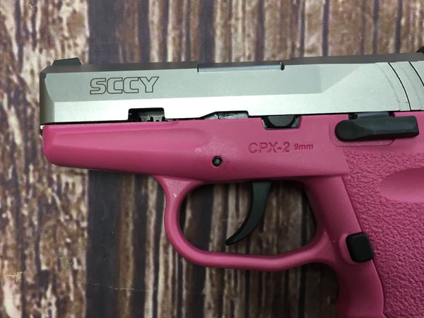 Sccy Industries Cpx-2 Pink With Silver Slide - For Sale - New :: Guns.com