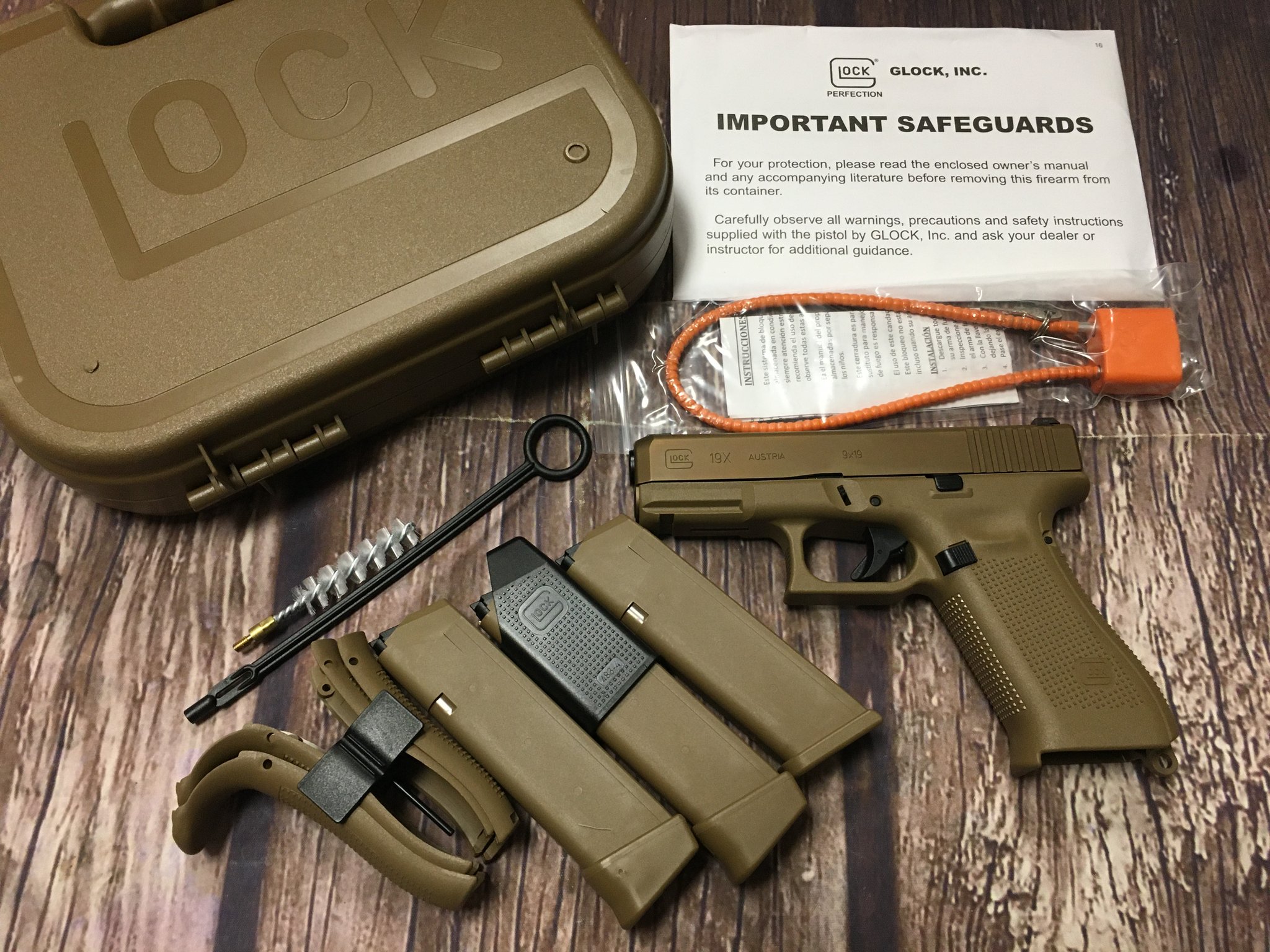 Glock 19x G19x Coyote - For Sale - New