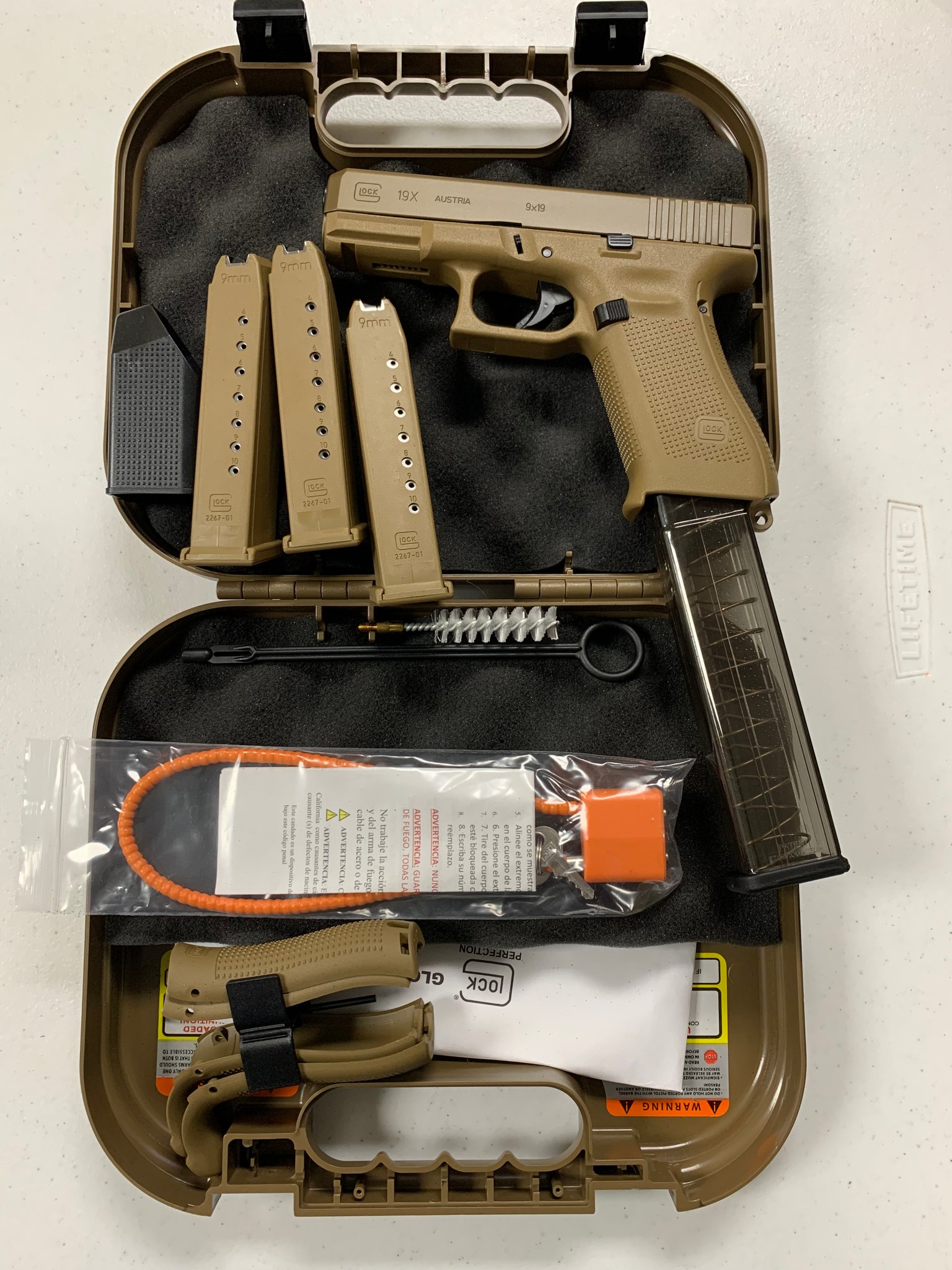 Glock 19x Coyote Brown - For Sale - New