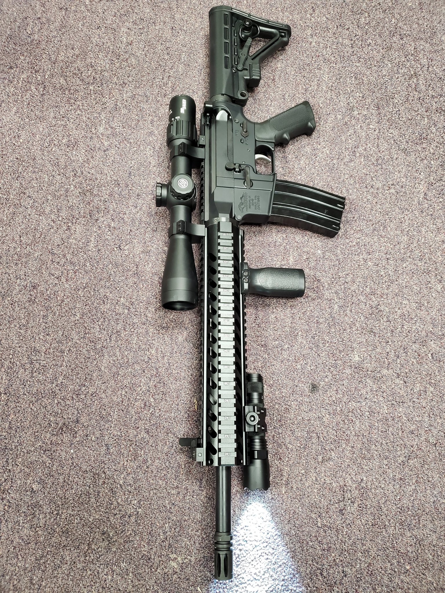 Anderson Mfg. Fully Loaded Ar15 Am15 With Sig Sauer Scope & 10rd ...