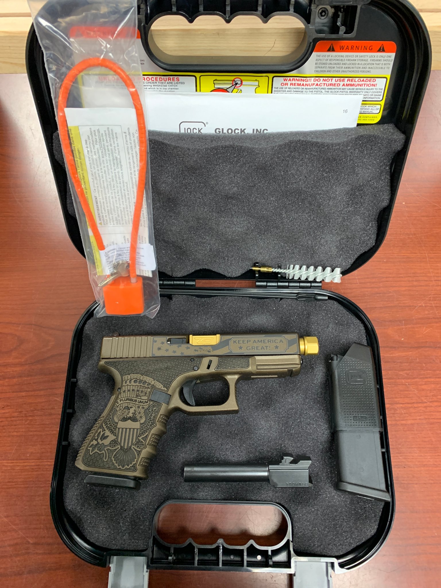 Glock 19 G19 Gen3 Trump Glpi19502t - For Sale - New