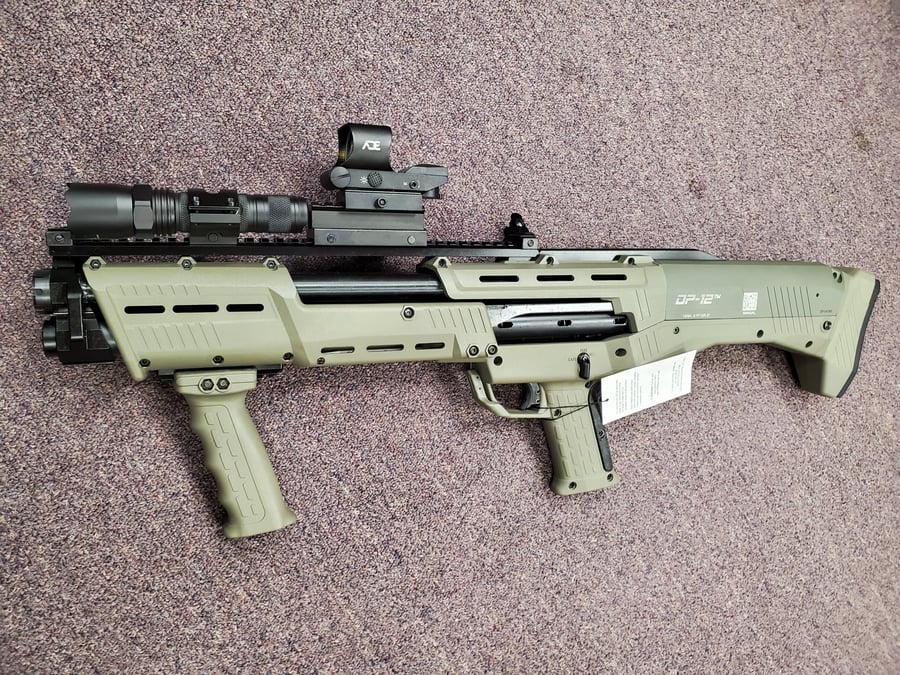 Standard Mfg. Dp12 Green Dp-12 Double Barrel Pump Shotgun With Full ...