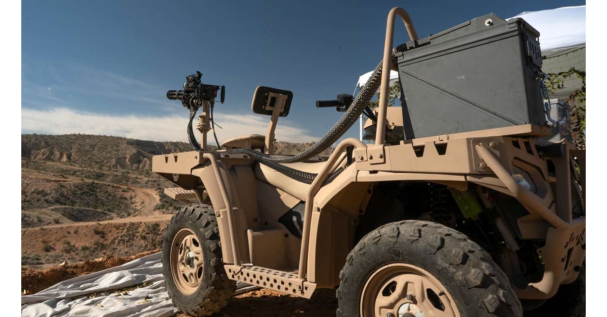 Quad Mounted Minigun Guns Quad Mounted Minigun Guns