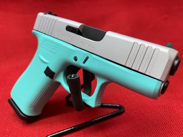 Glock 43x G43x 9mm Robins Egg Blue/ Tiffany Blue Apollo Custom - For ...