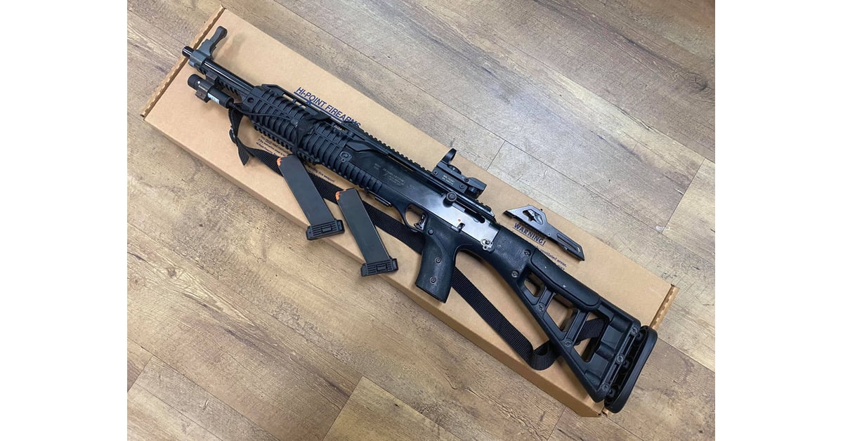 Hi Point 4595 Carbine Red Dot Laser, Sling, And Red Dot Scope - For ...