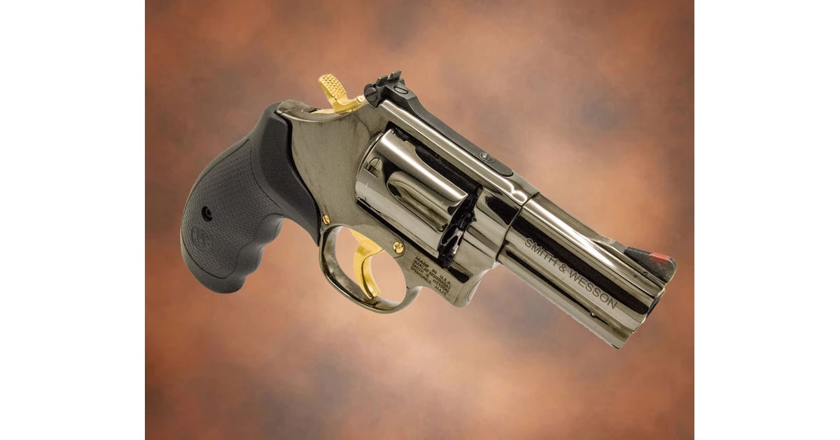 Smith & Wesson Custom 686, 3 Inch - 357 Mag- Polished & Plated Black ...