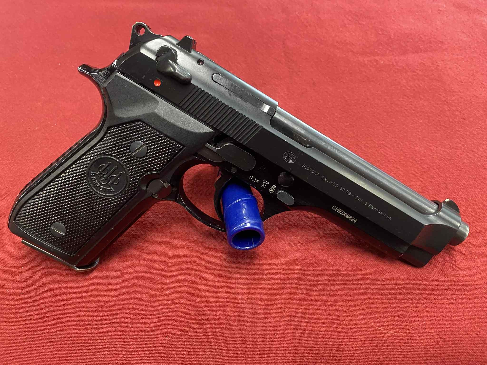 Beretta Mod 92 Sb Full Size 9mm - For Sale, Used - Good Condition ...