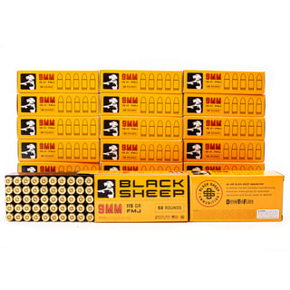 Black Sheep 9mm - 115 Gr Fmj (1000 Rounds) - 9mm Luger (9x19 Para ...