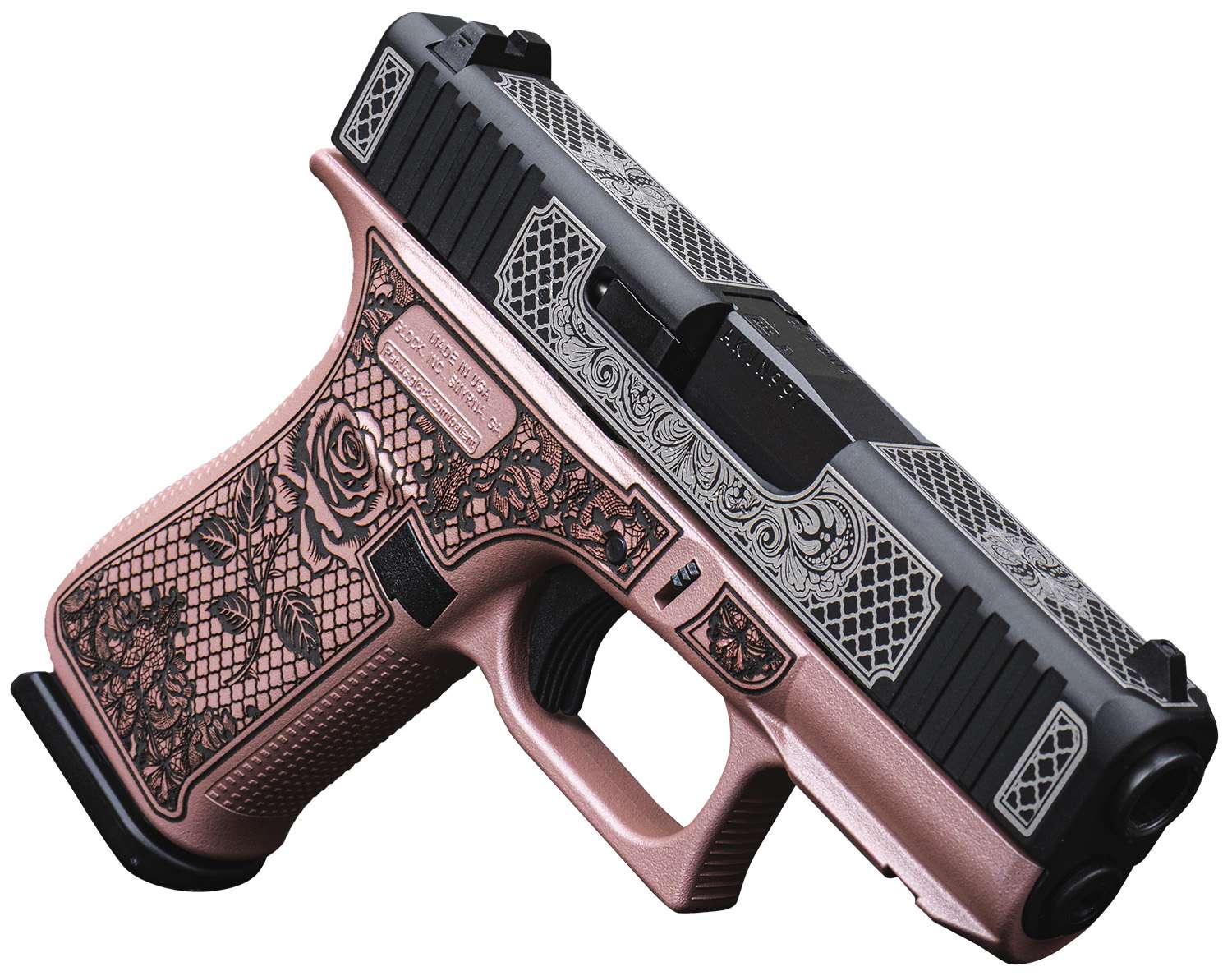 Glock G43x (rose Gold Lace Custom) - For Sale - New