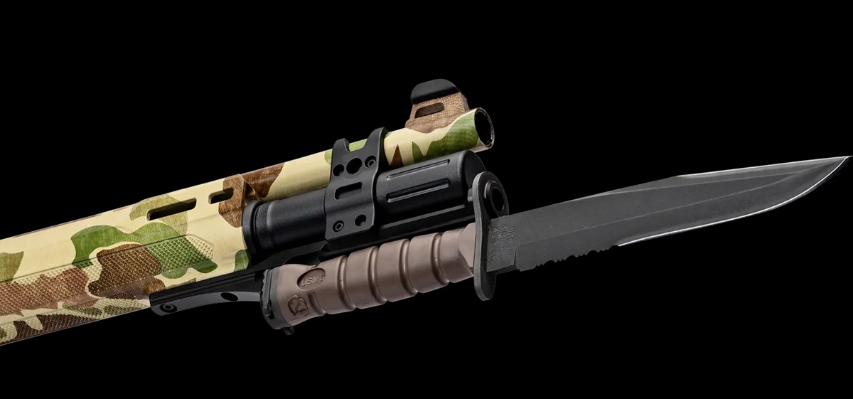 New: Bayonet-Ready Beretta A300 Ultima Patrol Raider with Frogskin Camo