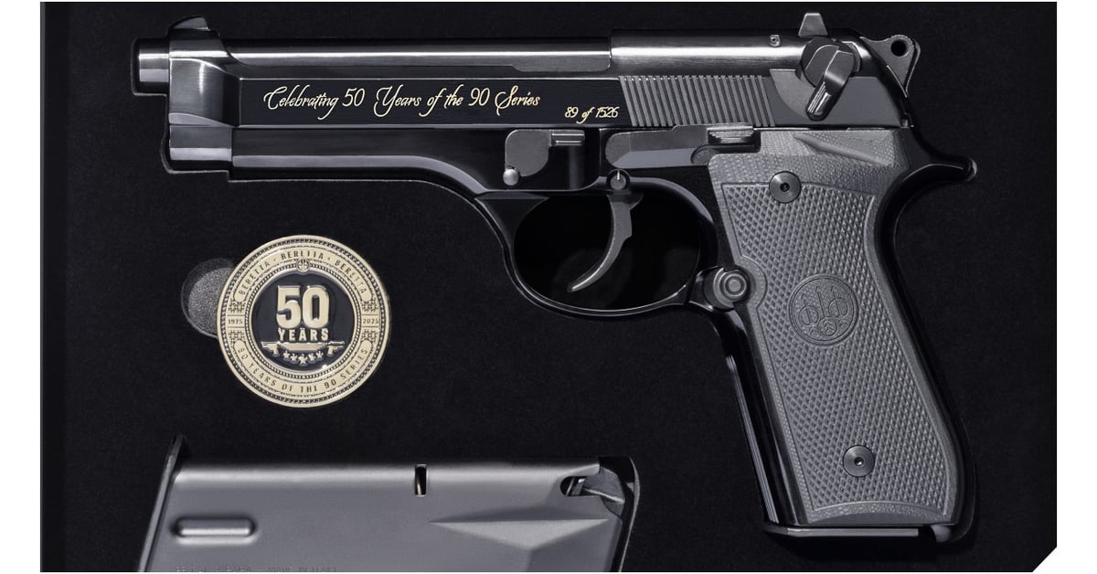 New: Beretta 92SB 50th Anniversary Limited Edition Pistol
