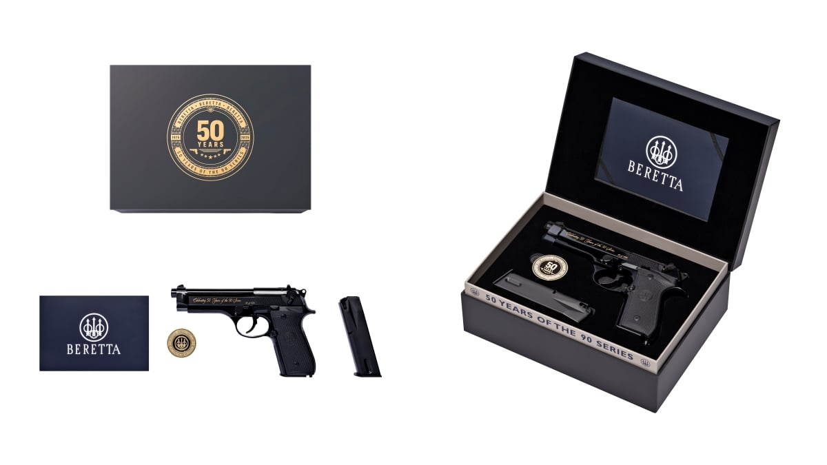 New: Beretta 92SB 50th Anniversary Limited Edition Pistol