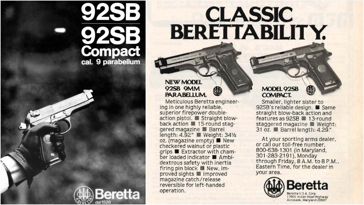 New: Beretta 92SB 50th Anniversary Limited Edition Pistol