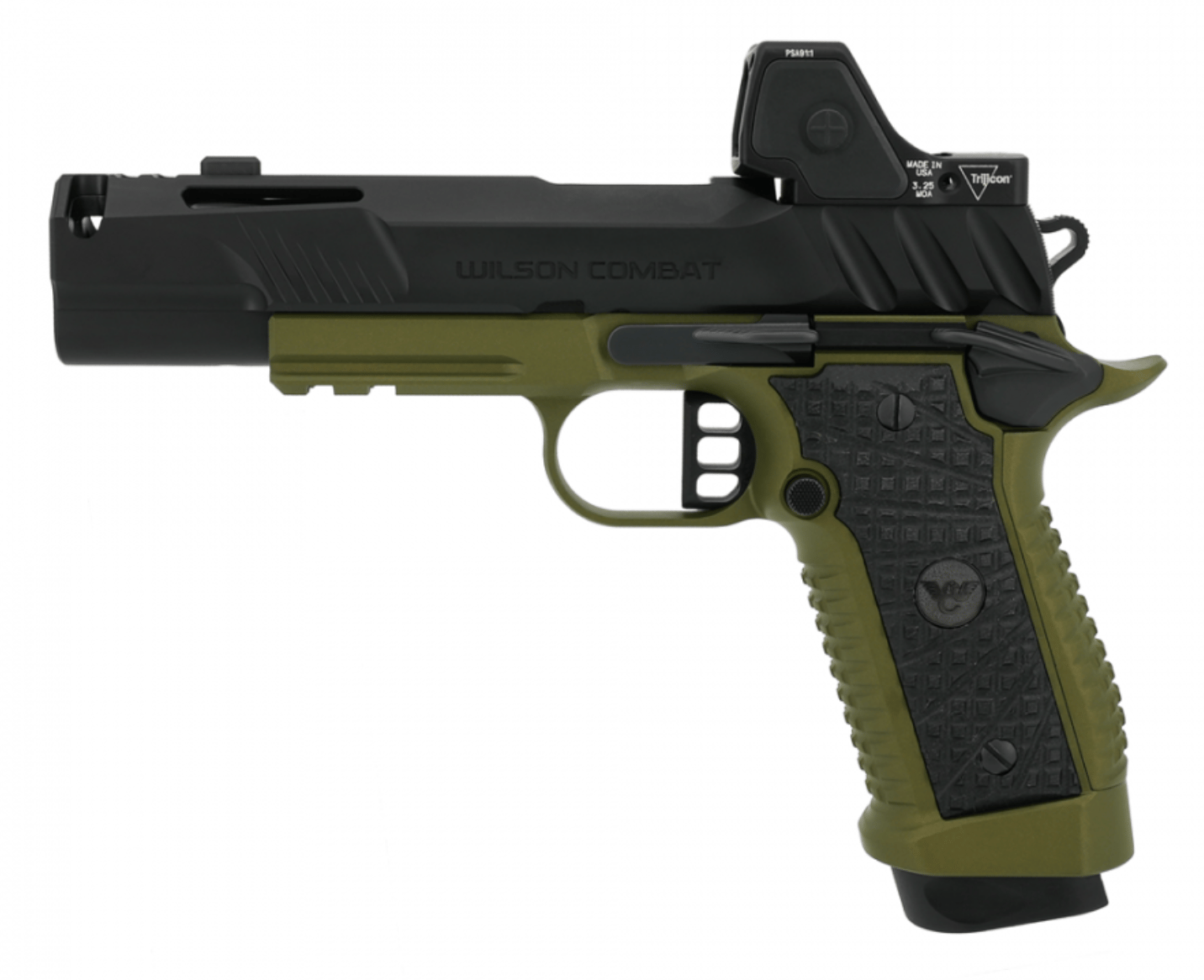 Wilson Combat Division 77 Project 1 Black / Green, Trijicon Rmr Hd ...