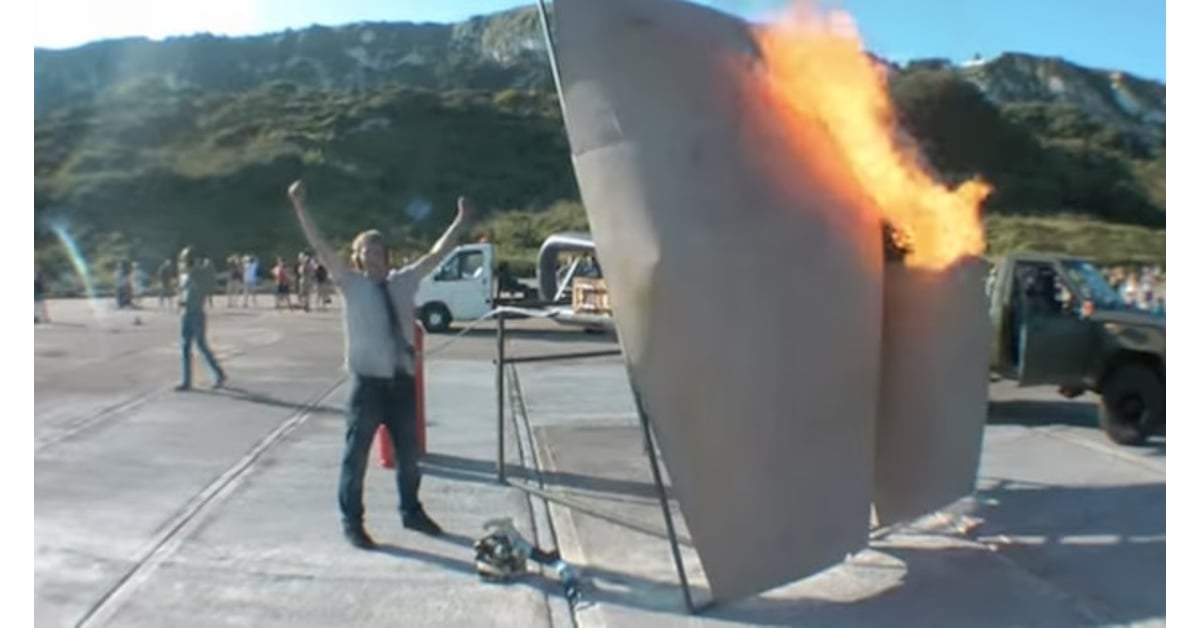 English flaming fart cannon so loud it's heard by the French (VIDEO)