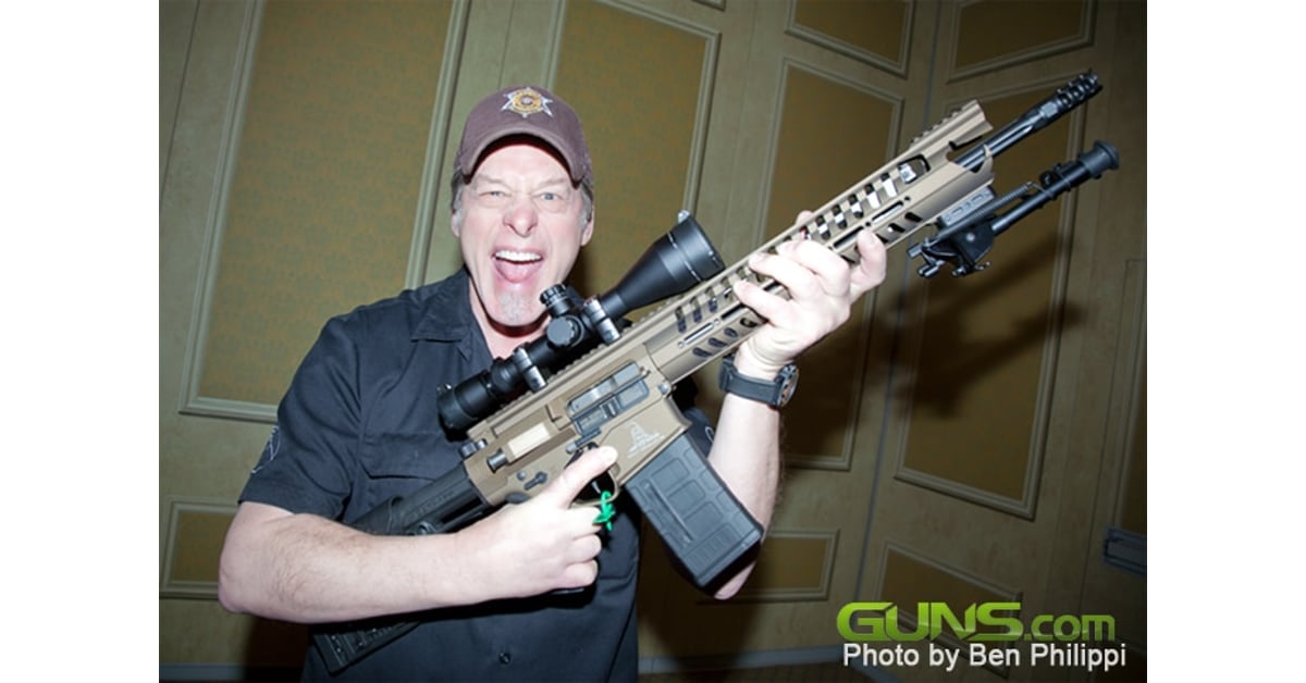My photoshoot with Ted Nugent at SHOT Show