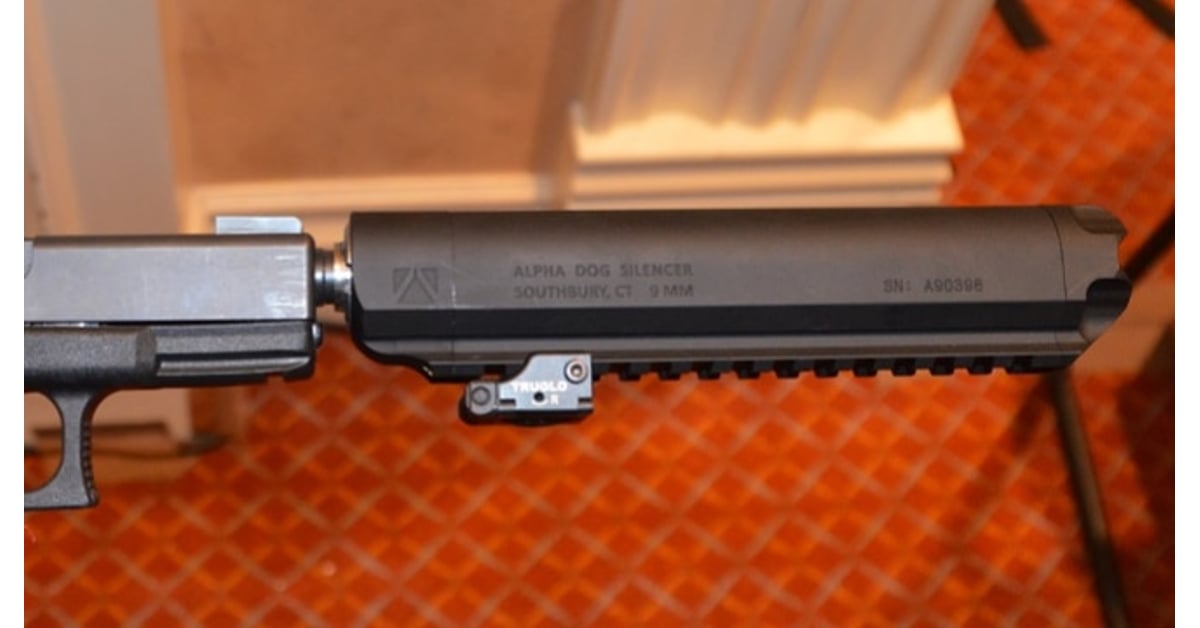 Alpha Dog Silencers come with rails for days