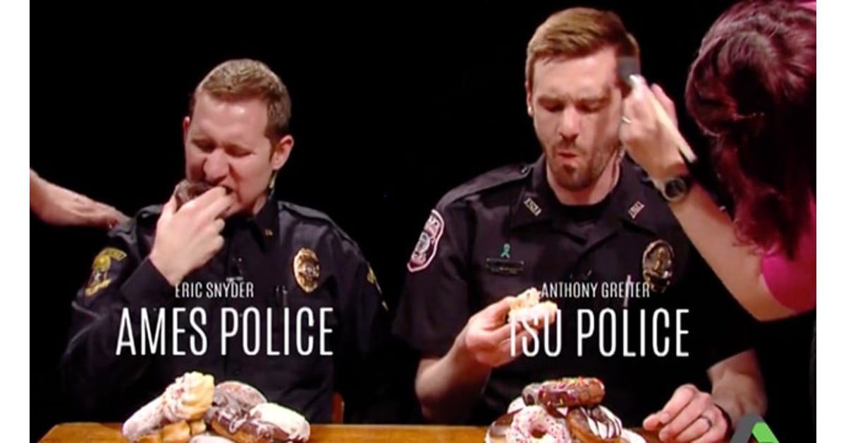 ‘Donut disrespect’ - Iowa cops eat donuts in silly viral video
