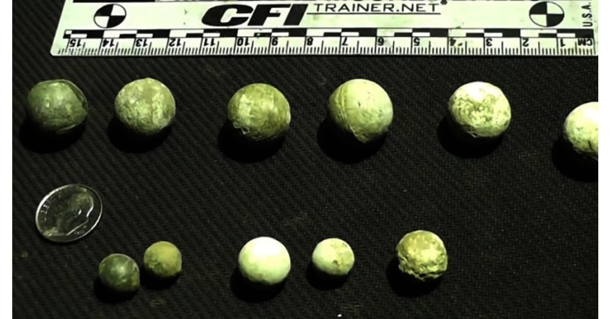 400-year-old musket balls still work just fine when loaded in a shotgun ...