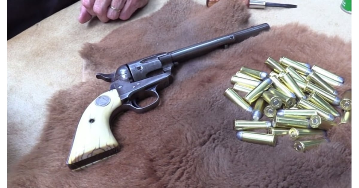 An 1887 vintage Colt Frontier six-shooter still kicking (VIDEO)