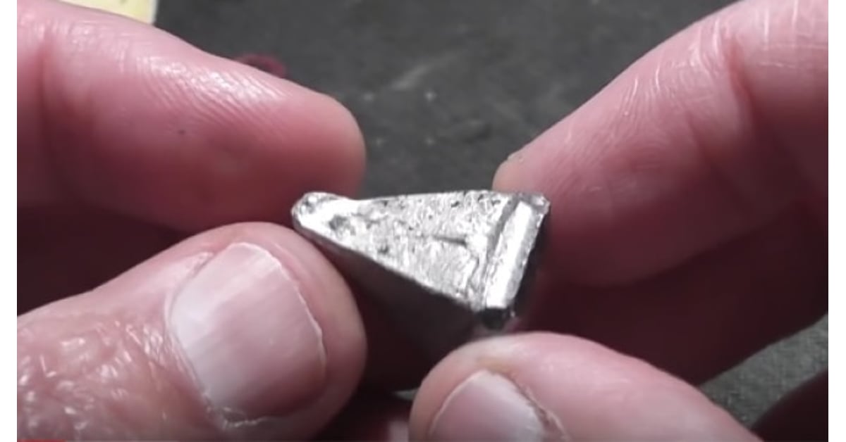 Pyramid-shaped lead slugs work great on furry apples (VIDEO)