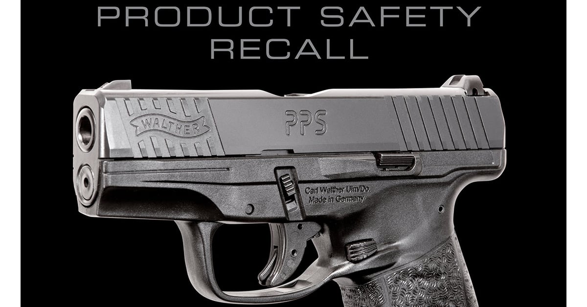 Walther Arms issues recalls on certain PPS M2 pistols